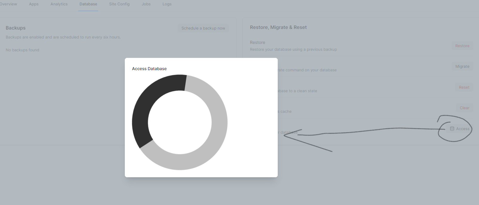 Bug Ui Loader Size Glitch In In The Database Access Overlay Prompt · Issue 772 · Frappe