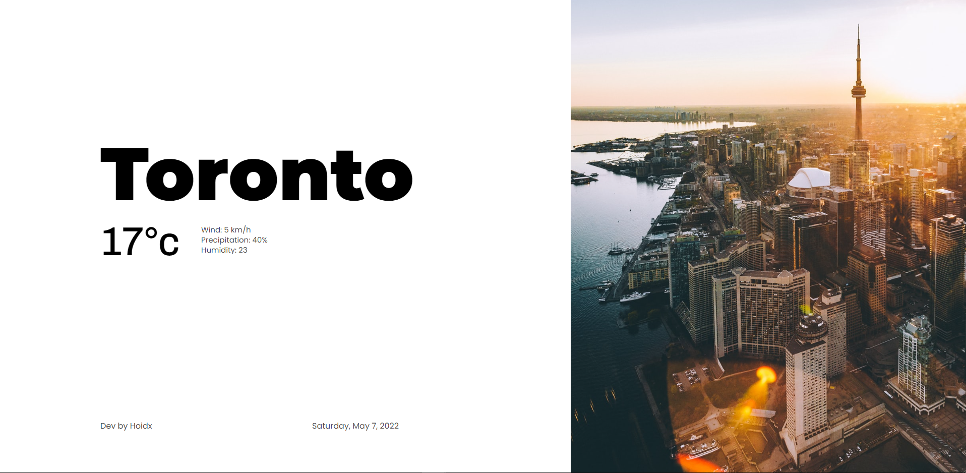 GitHub - HoidxDev/Weather-Project