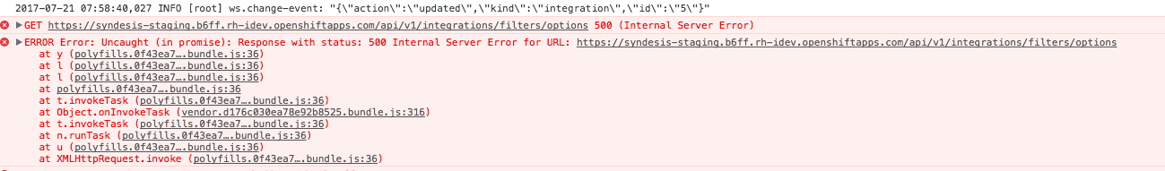 URL for getting filter options is wrong · Issue #630 · syndesisio ...