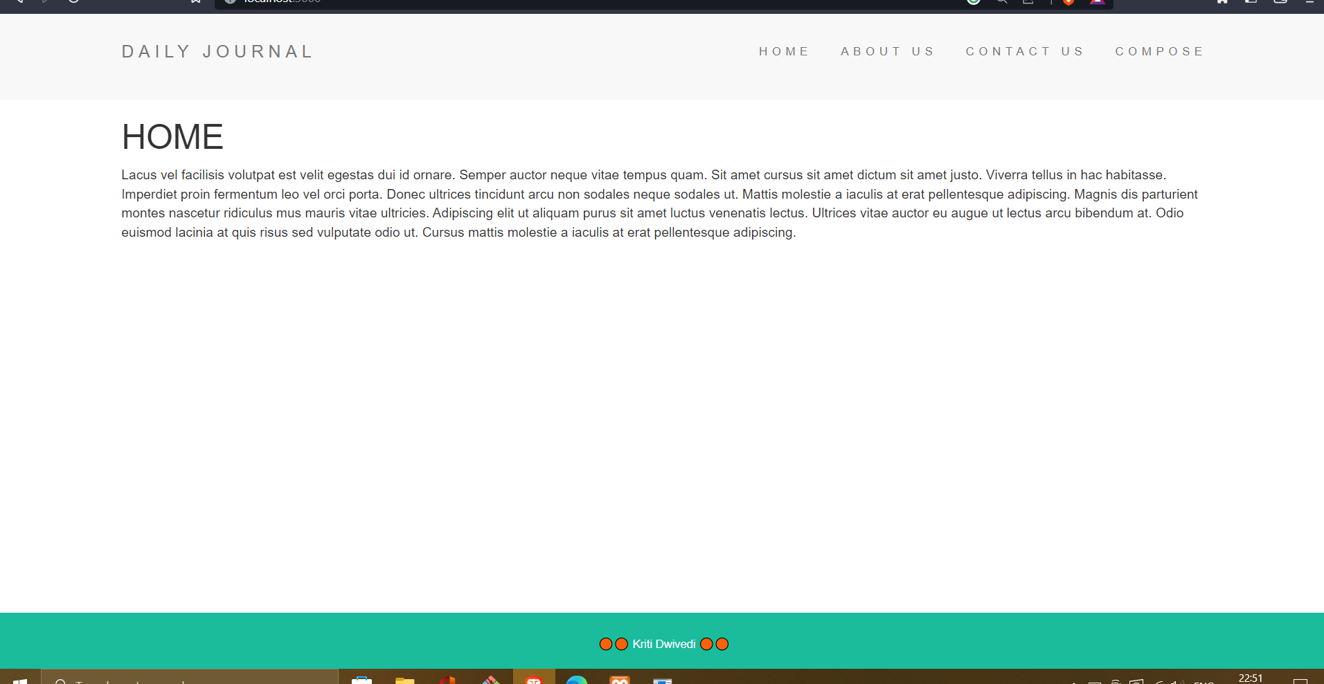 GitHub - KritiDwivedi/Simple-Blog-Website: Here is a simple blog ...