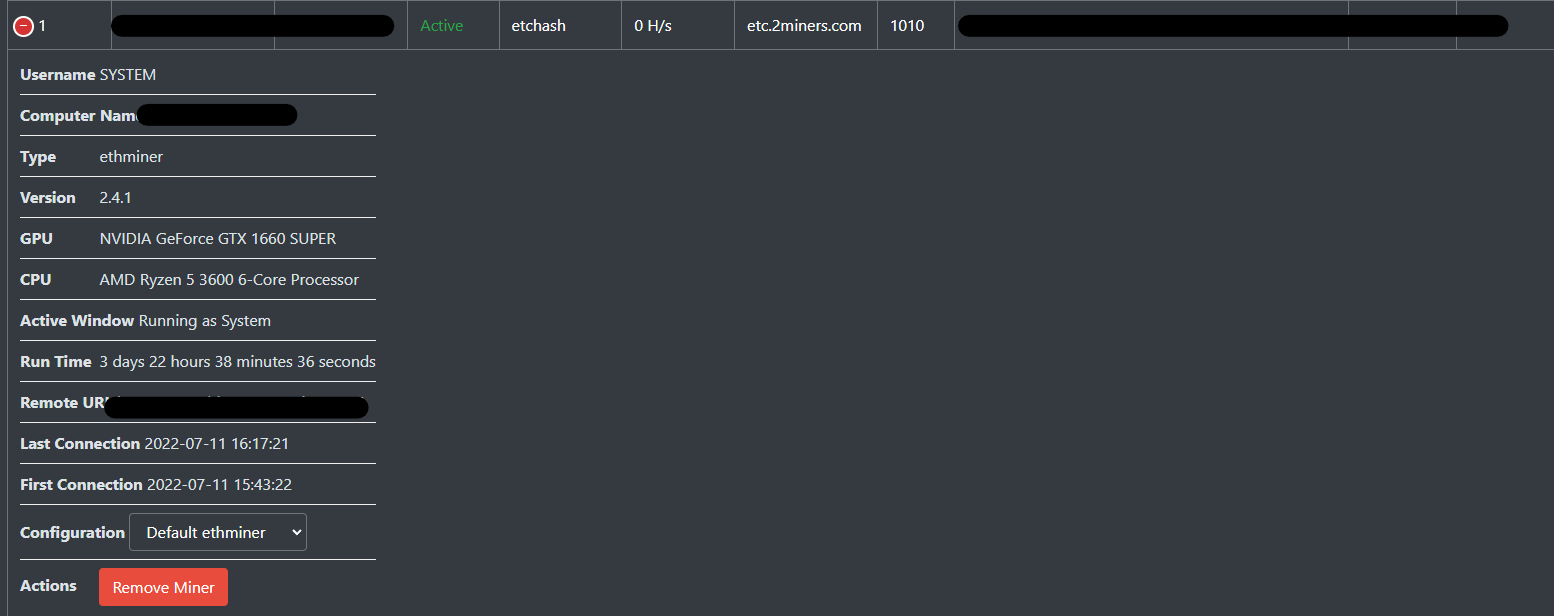 Hashrate incorrect · Issue #166 · UnamSanctam/UnamWebPanel · GitHub