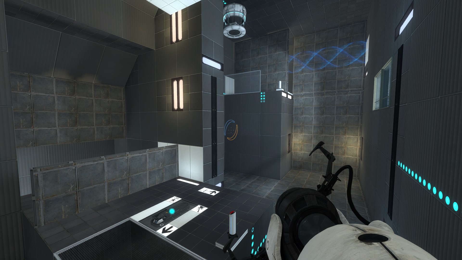 Half walls placed out of bounds cause tiling system to break down ...