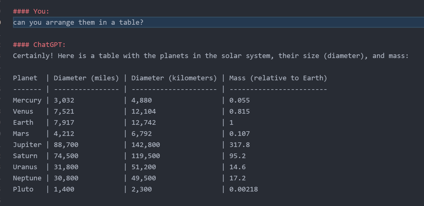 Support for table parsing · Issue #32 · pionxzh/chatgpt-exporter · GitHub