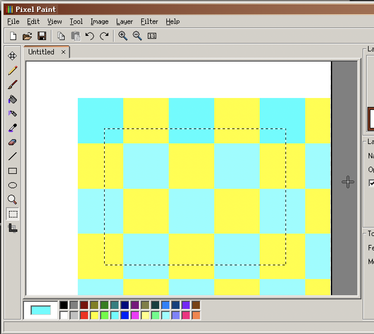 PixelPaint: Selection second_paint does not align with pixels on bitmap at large scales · Issue ...