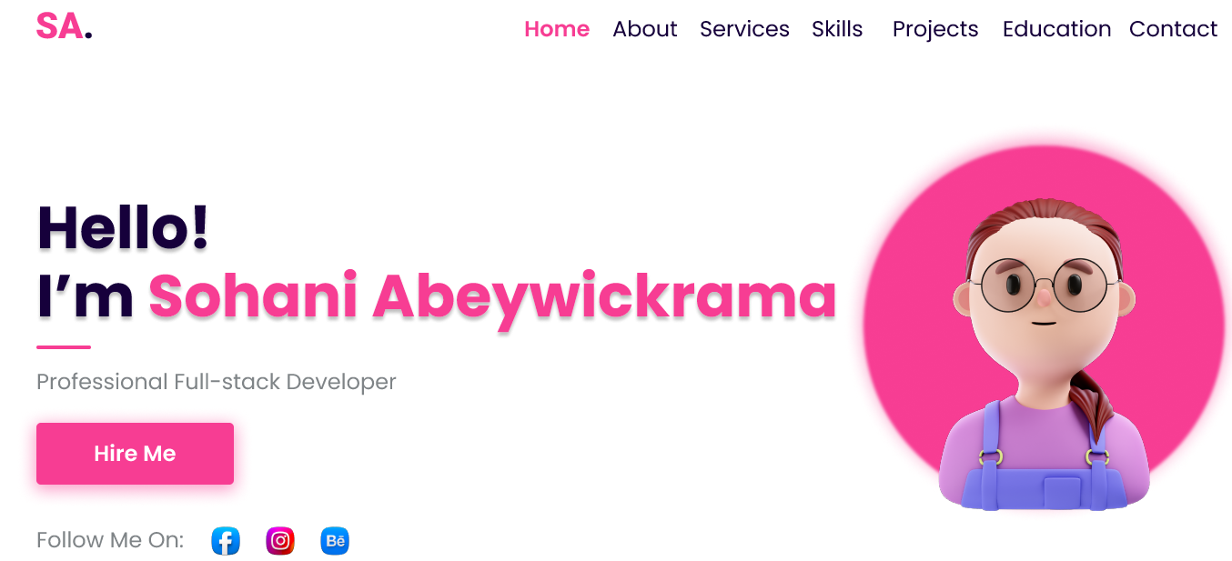 GitHub - sohaniabeywickrama/My-Portfoliyo: 2nd Semester | IT