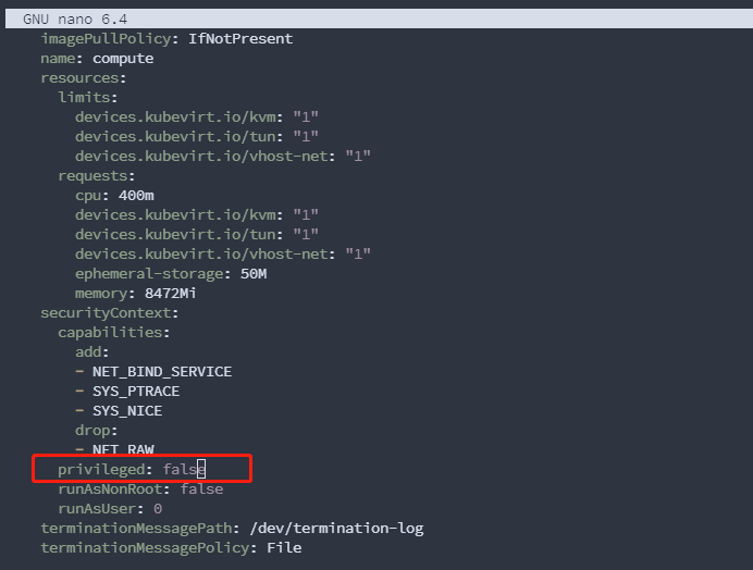 Modify The Container Permissions Of The Starting Vm Pod · Issue 10395 · Kubevirt Kubevirt · Github