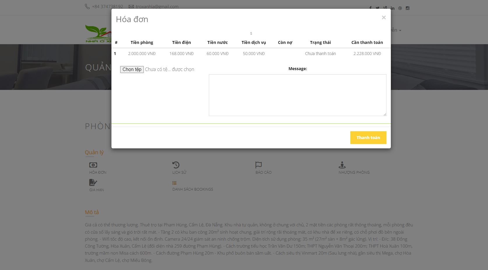 GitHub - ntuanthanh/Motel-Management: Dự án quản lý nhà trọ - môn học PRN221