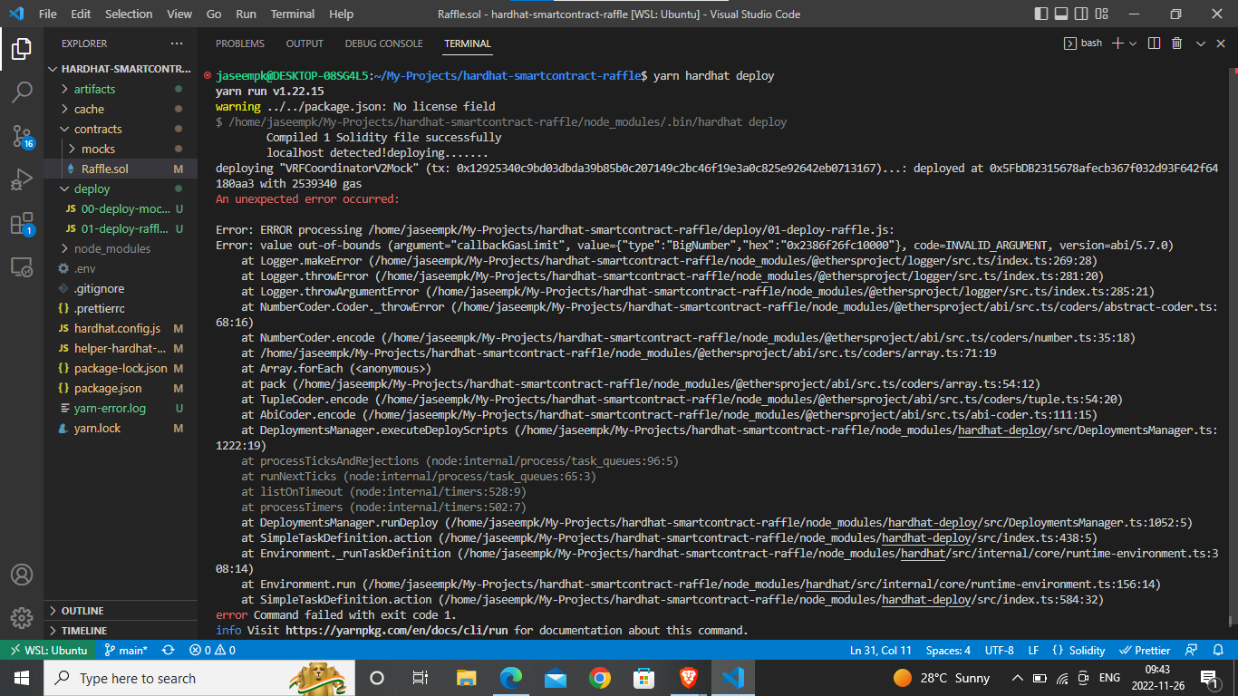 Error Value Out Of Bounds Argumentcallbackgaslimit Value Typebignumberhex
