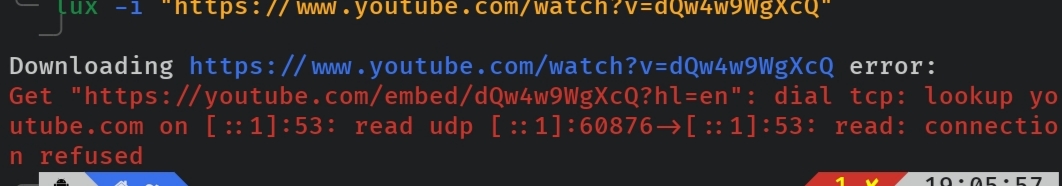 what's wrong with my Script · Issue #1017 · iawia002/lux · GitHub