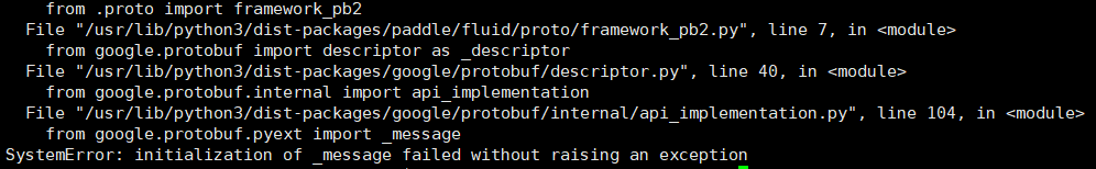 SystemError: initialization of _message failed without raising an exceptio · Issue #8849 ...