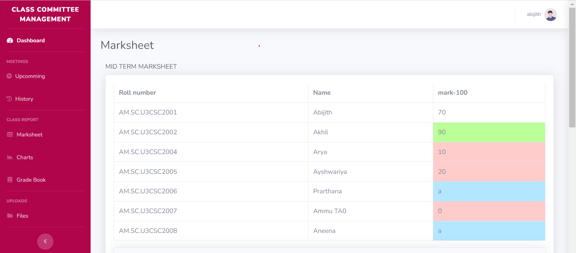GitHub - PARVATHY-VIJAYAN/Class-Committee-Management-System: Class ...