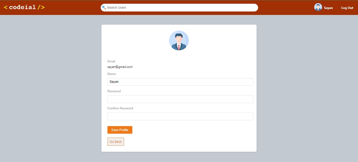 Github Sayanghoshofficialcodeial React App A Basic Social Media Blog Application Website 