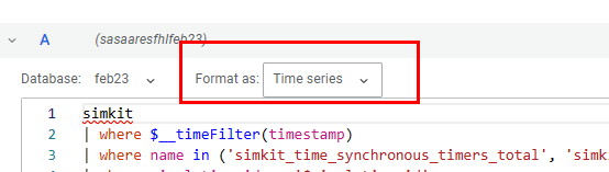 Azure Data Explorer Panel Editor Keeps Reverting Format As To Time Series When I Open The