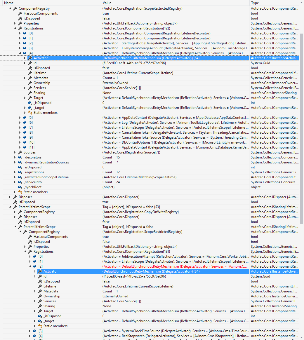 ExternalRegistrySource reuses ExternalComponentRegistration instances causing ...