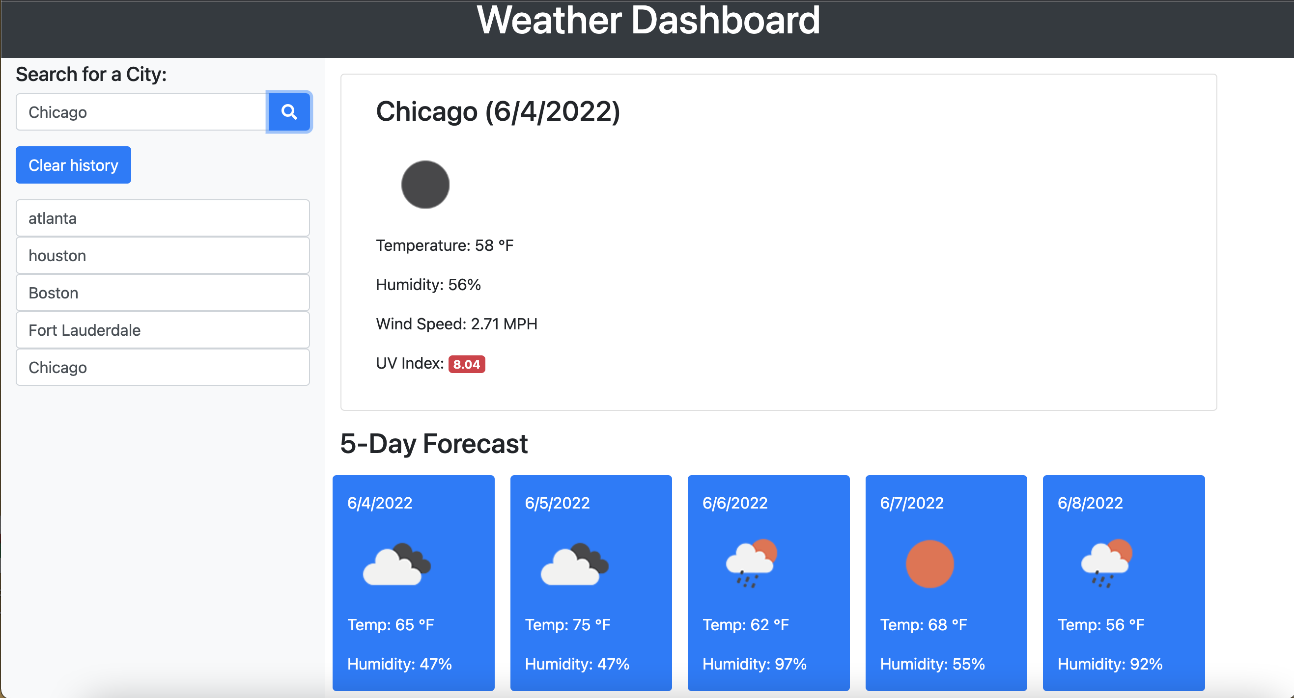 GitHub - lissygonz/weather-project