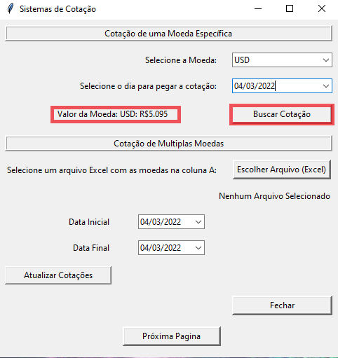 GitHub - GiorgioMorello/Sistema_de_Cotacao: Programa feito em Python ...