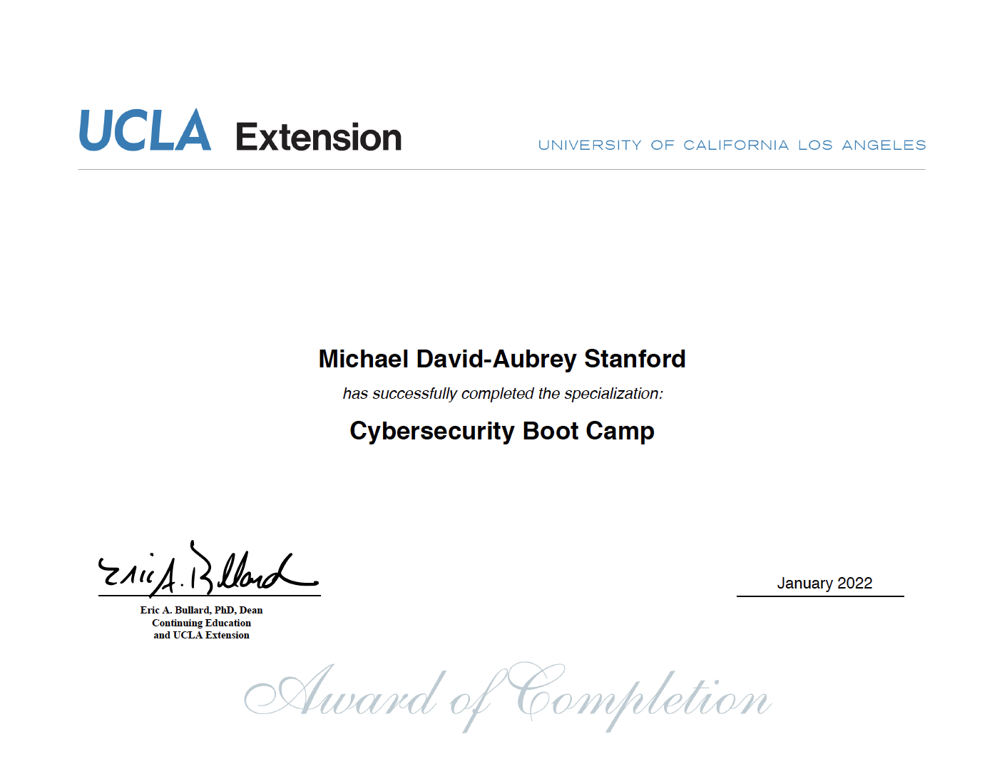 MDAStanford (Michael Stanford) · GitHub