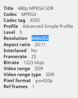 [Issue]: 848x480 16:9 video reported as 540p · Issue #8099 · jellyfin ...