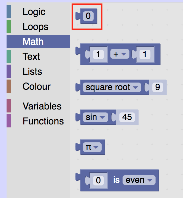 Make math_number a 1 by default. · Issue #1659 · google/blockly · GitHub