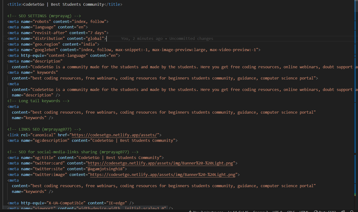 Critical SEO Tag Implementation Issues: missing tags which effect Search Engine Visibility and ...