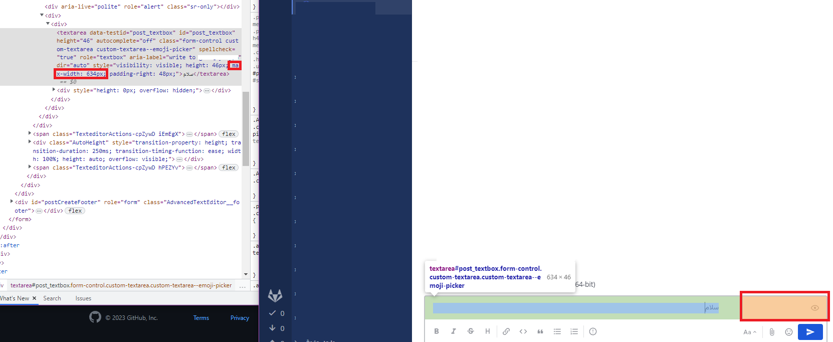 Long distance from the right · Issue #22393 · mattermost/mattermost · GitHub