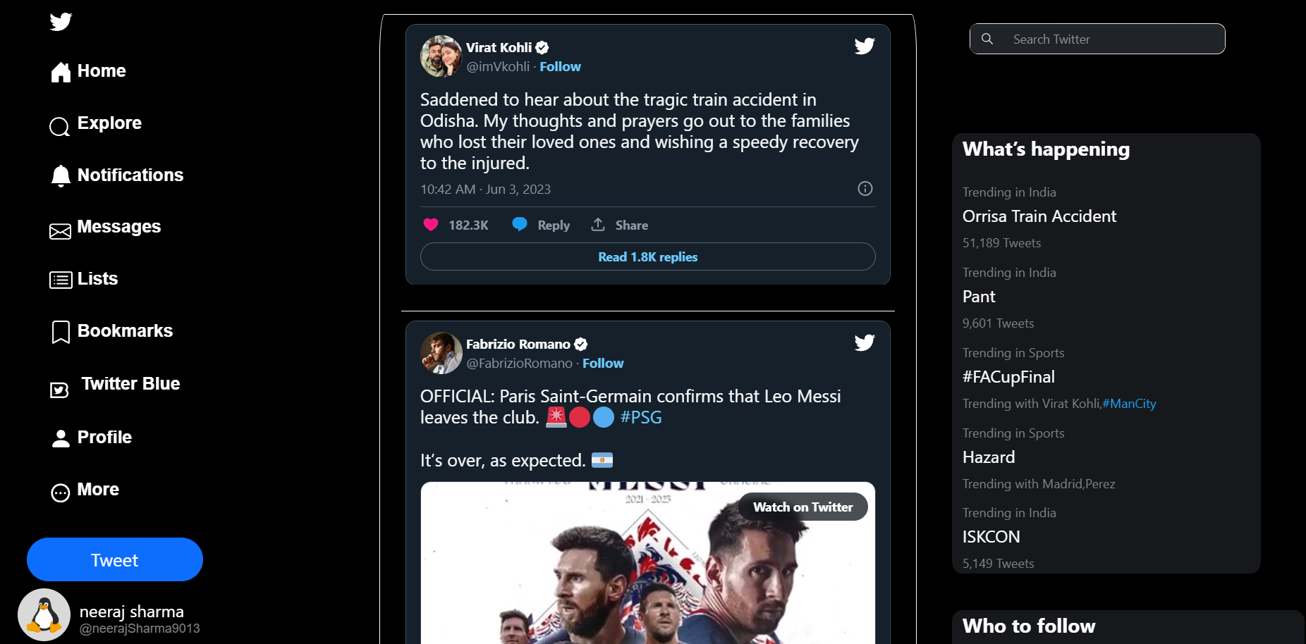 GitHub - Nee-Shar/Twitter-Clone