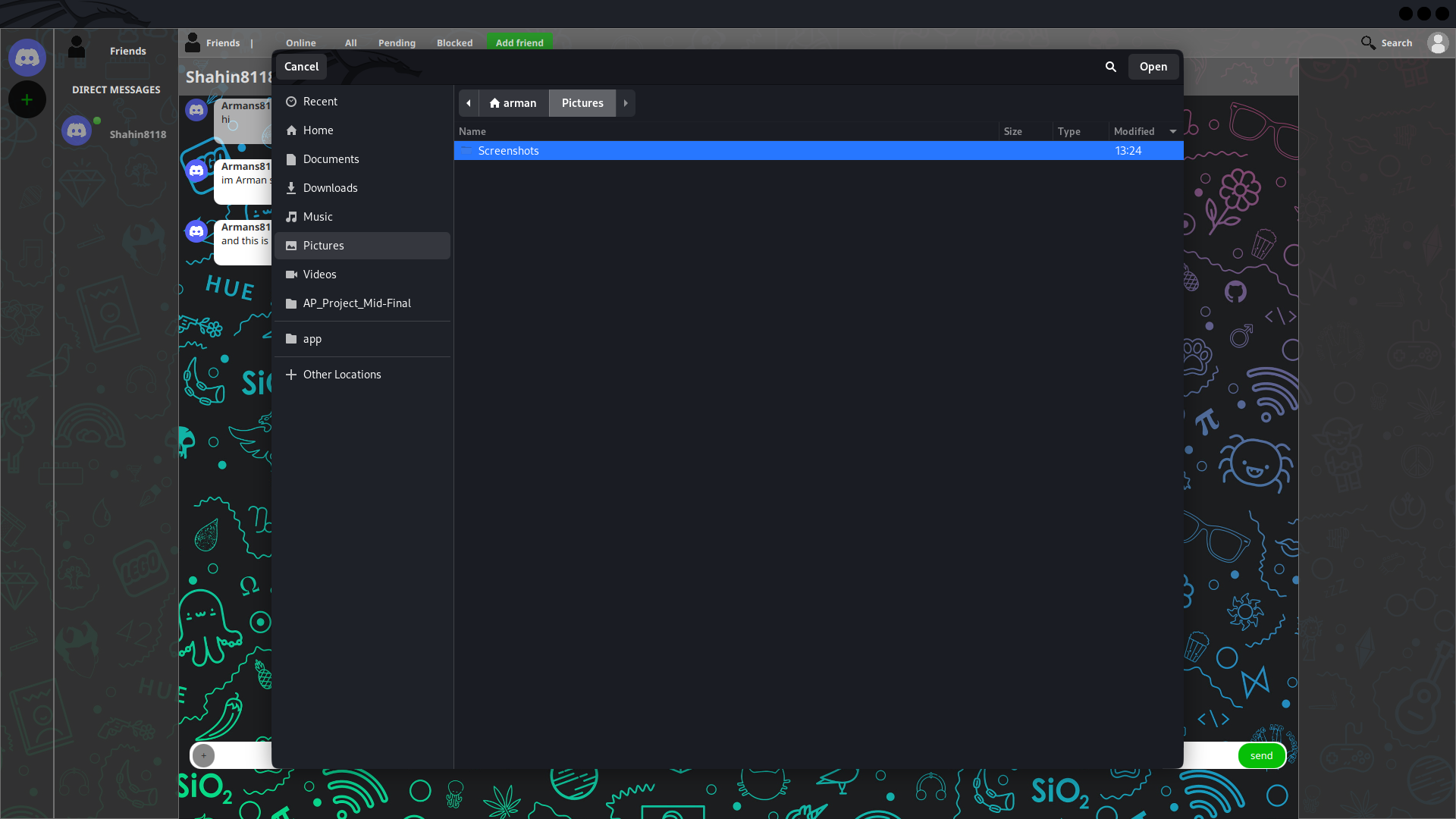 GitHub - Armansaqarchi/AP_Project_Mid-Final: a discord like application for AP final project