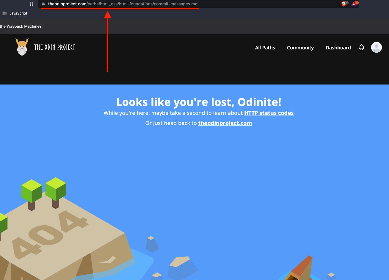 Bug - Foundations PROJECT ETCH-A-SKETCH : broken link · Issue #23659 · TheOdinProject/curriculum ...