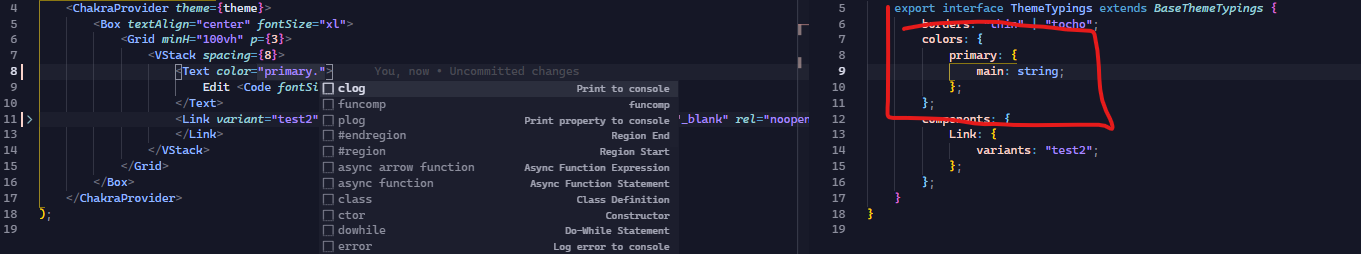 Module augmentation does not update colors · Issue #5788 · chakra-ui/chakra-ui · GitHub