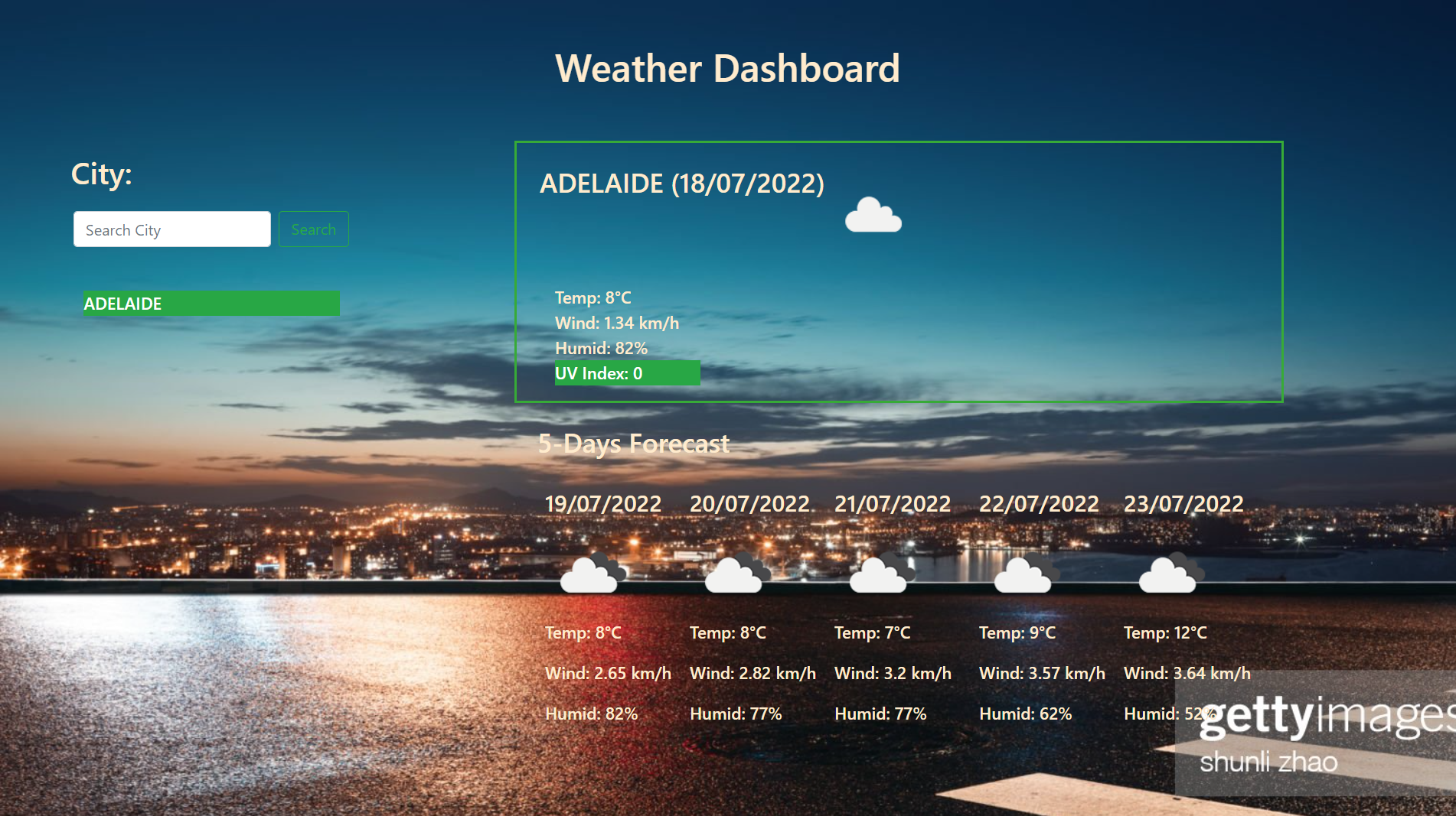 GitHub - Anniecancode/Weather-Forecast-Checker