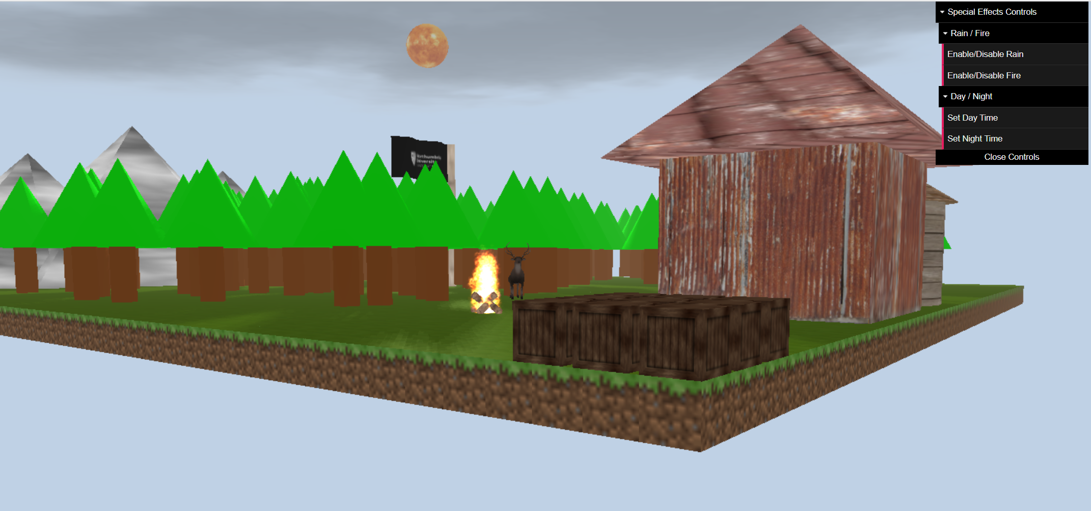GitHub - mariusoprea20/FireCamp-Graphics-Animation: A fire camp created in Three.js and WebGL ...