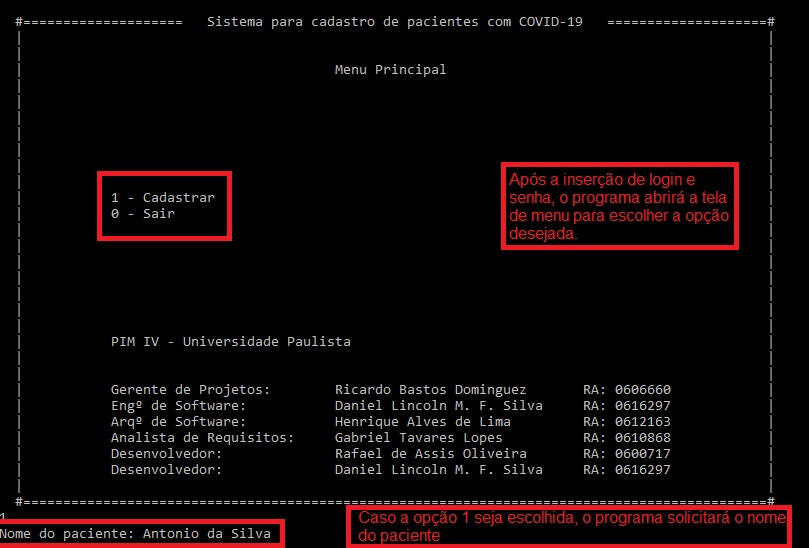 GitHub - danicoln/pim-IV: Programa para cadastro de pacientes ...