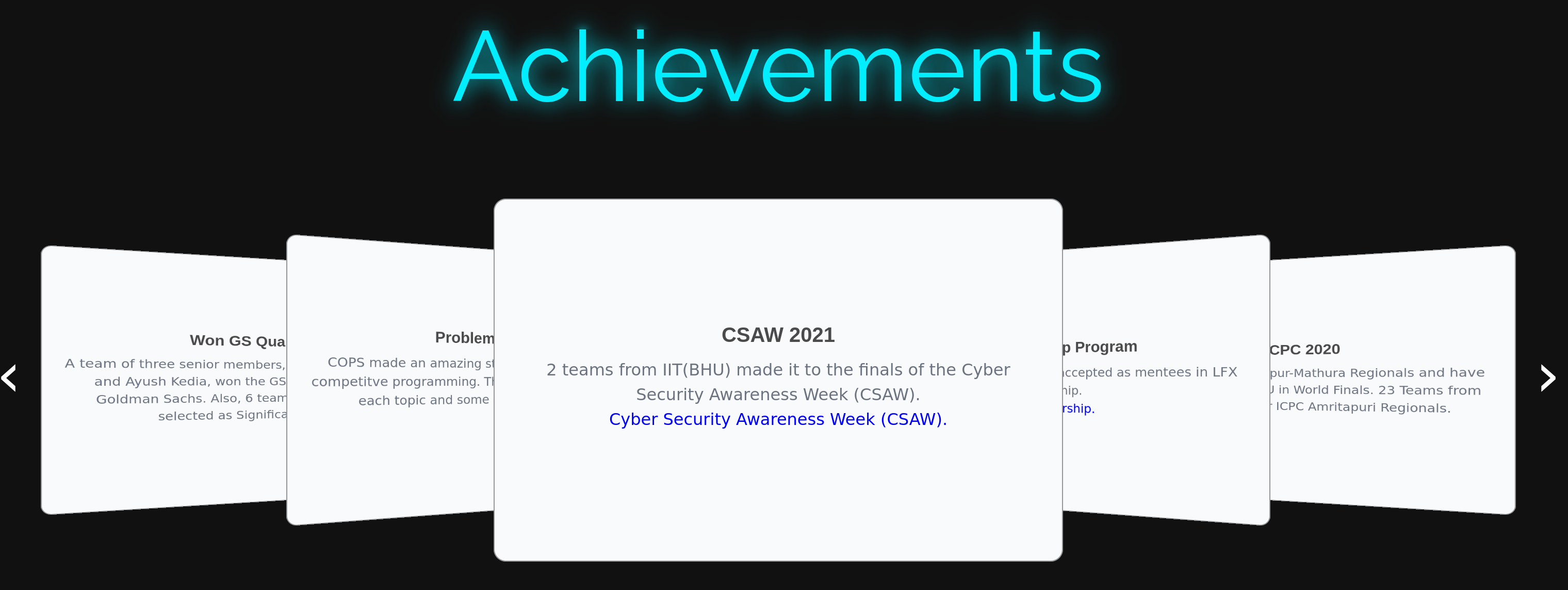 Changed the carousel of the about us page by partik03 · Pull Request #118 · COPS-IITBHU/sdg-site ...