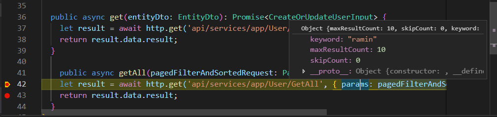 filters in users, roles, tenants from front-end(react, angular, vue) doesn't work · Issue #4320 ...