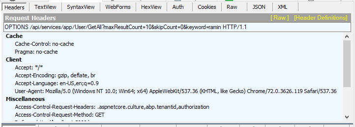 filters in users, roles, tenants from front-end(react, angular, vue) doesn't work · Issue #4320 ...