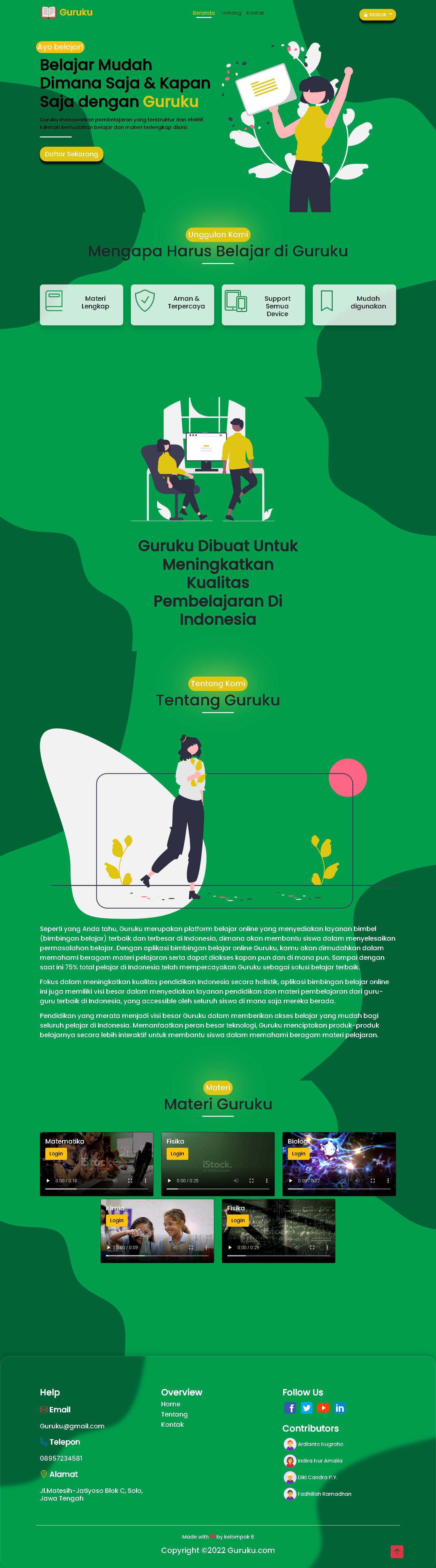 Github Praktikum Pbw 4b Projek 12 Elearning