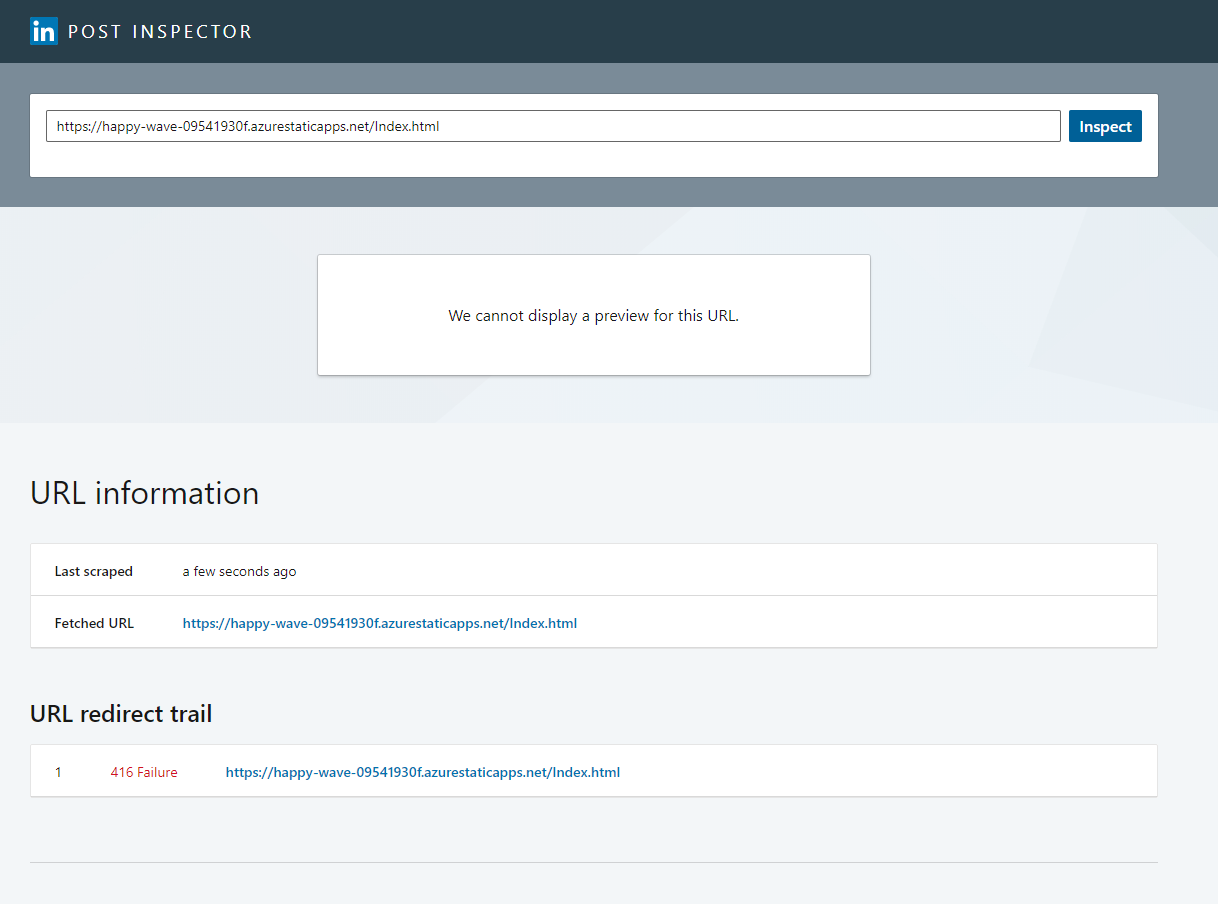 HTTP 416 Error with Index.html in a Static Web App · Issue #57 · Azure ...