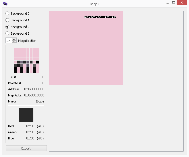 Suggestion: Map viewing/exporting feature like VBA-M · Issue #849 · mgba-emu/mgba · GitHub