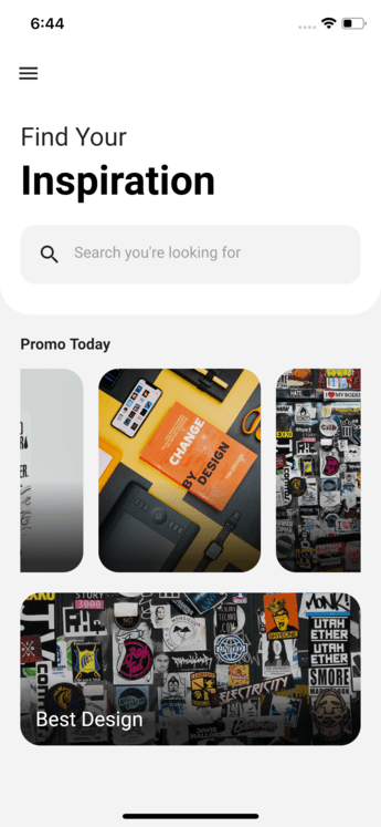 GitHub - hmoeedirfan/flutter-inspiration-app-UI: Flutter Inspiration Application Design UI