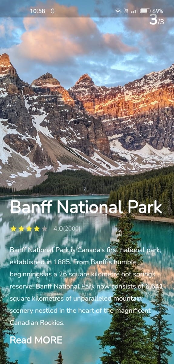 GitHub - hmoeedirfan/travel-app-UI: Flutter Travel App Design UI