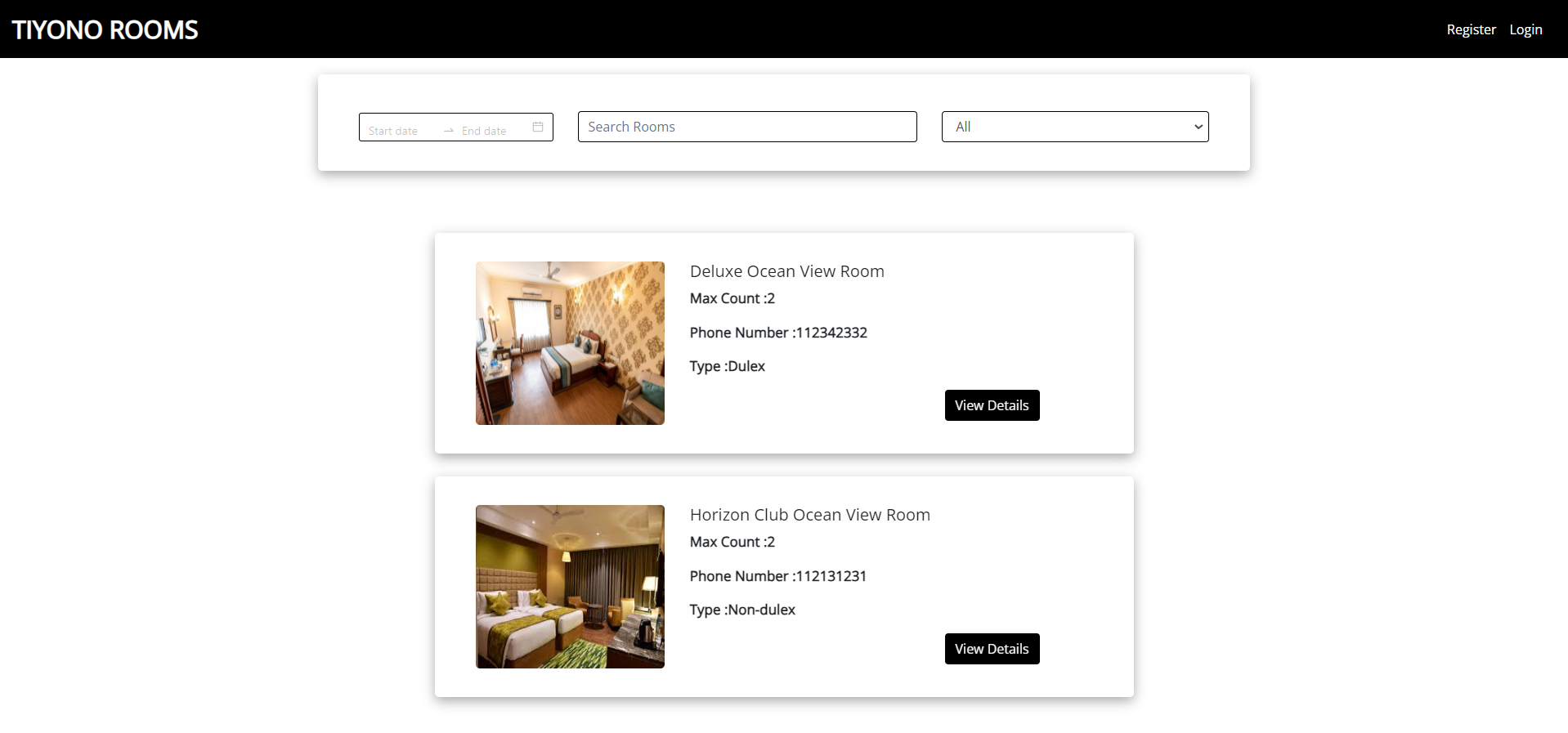 GitHub - gayathrip2000/TiyonoHotelRooms