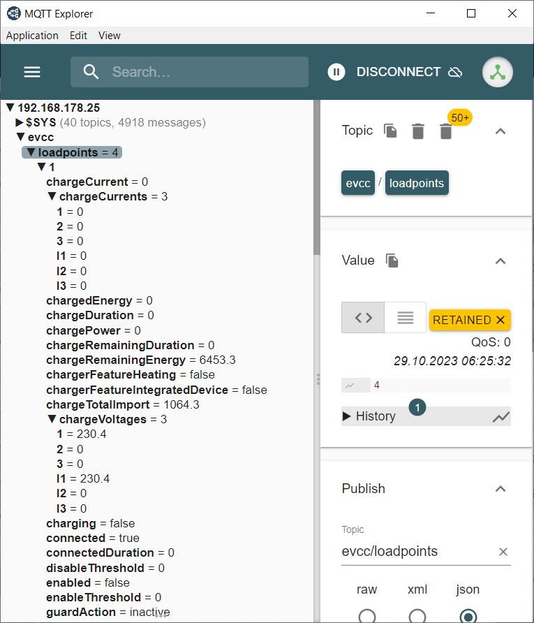 mqtt: doppelte Ausgabe von charge currents und voltages · Issue #10546 · evcc-io/evcc · GitHub