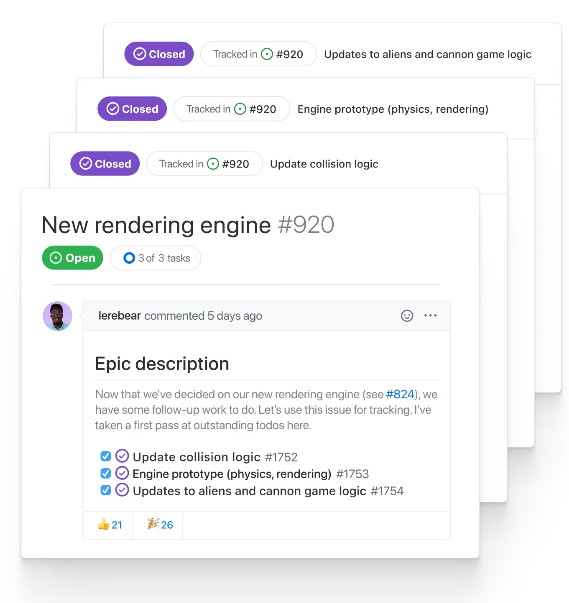 [projects beta] Handling features within a project (epics/umbrellas) · community · Discussion ...