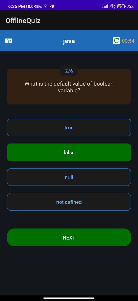 GitHub - RohitAswani/Quiz-App: It is an android based project with the help of this project ...
