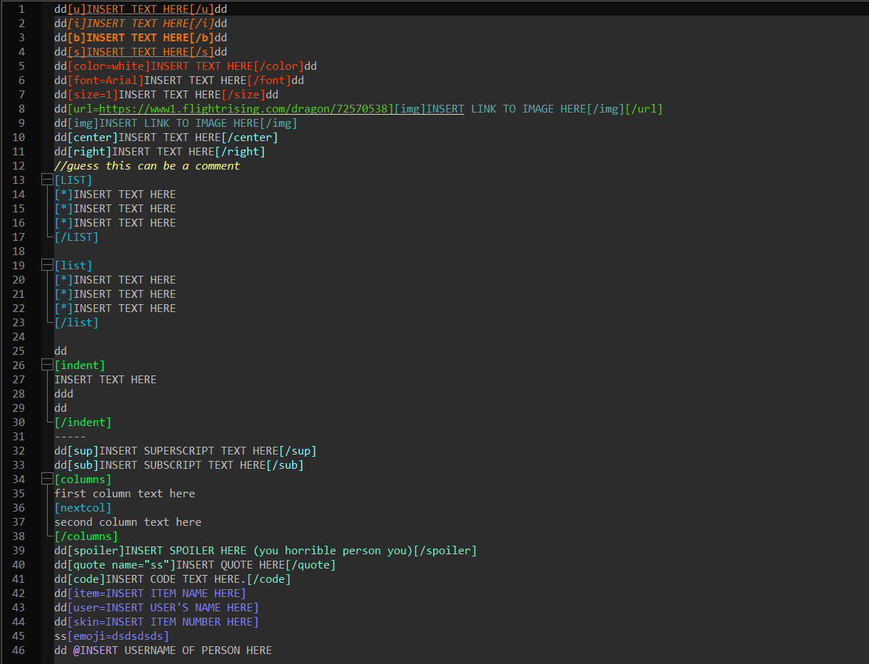 GitHub - LPS100/notepad-plus-plus-bbcode-flight-rising: A Flight Rising-themed BBCode language ...