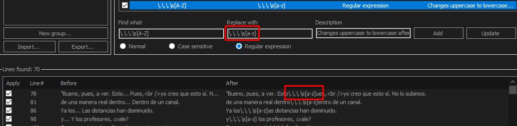 Regex Not Working For Replace With Field · Issue 5771 · Subtitleeditsubtitleedit · Github