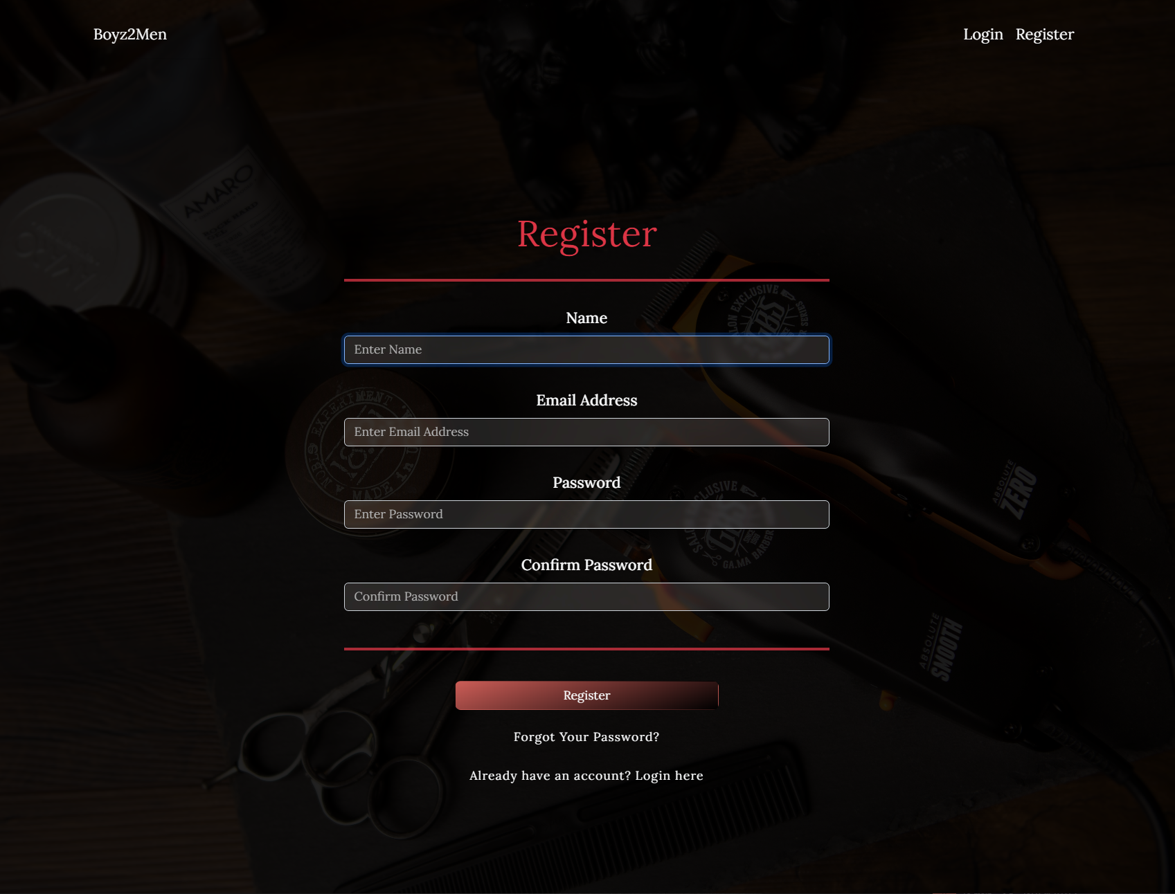 GitHub - Liam-Ronan-dev/Laravel-Barbershop-booking-system