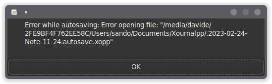 Xournalpp - no error message when saving file with no write permission · Issue #4675 · xournalpp ...