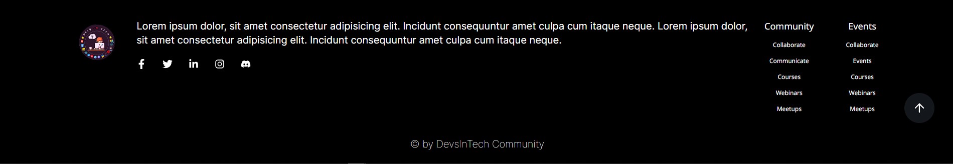 [style] Font Styling For Mobile And Footer Adjustment For Larger Screen · Issue 165 · Devs In