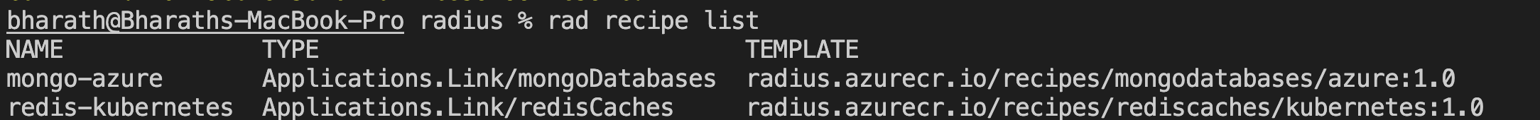 Dev recipe integration is broken with `rad init --dev` · Issue #5130 · radius-project/radius ...
